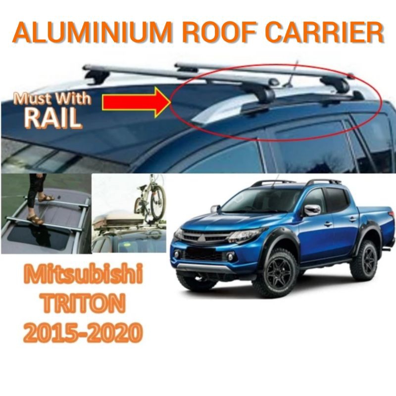 KOON MITSUBISHI TRITON 2015 New Aluminium universal roof carrier Cross ...