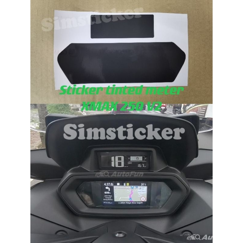 YAMAHA XMAX 250 V2 2023 STICKER TINTED METER | Shopee Philippines