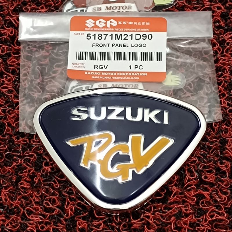 SUZUKI RGV RGV120 FRONT HORN LOGO EMBLEM DEPAN THAI SUZUKI SBMOTORPARTS ...