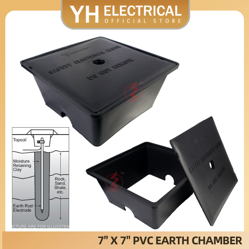 7" x 7 " PVC Earth Chamber With Cover PVC Link PVC Earth Chamber ...