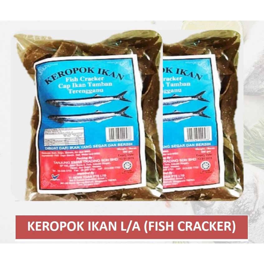 [HALAL] Tamban TERENGGANU FISH CRACKER FISH CAP FISH CRACKERS 500G ...