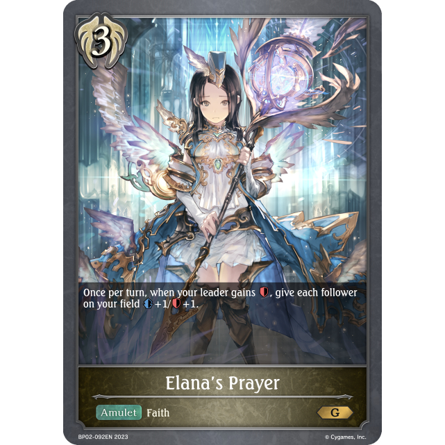 Shadowverse EVOLVE English EN BP02 Booster Set 2 “Reign of Bahamut” G Cards | Shopee Philippines
