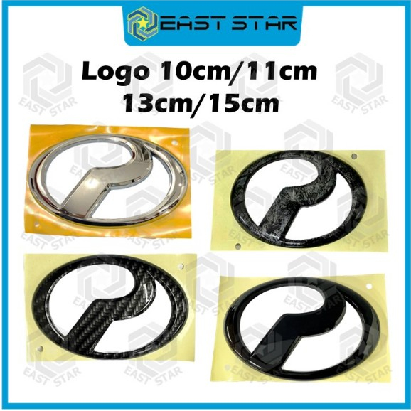 Perodua Logo Emblem Front Rear Chrome Matte Black Forged Carbon Carbon ...