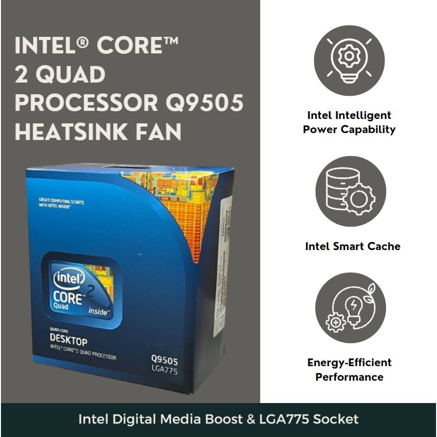 Intel CoreTM2 Quad Processor Q9505 Heatsink Fan | Shopee Philippines