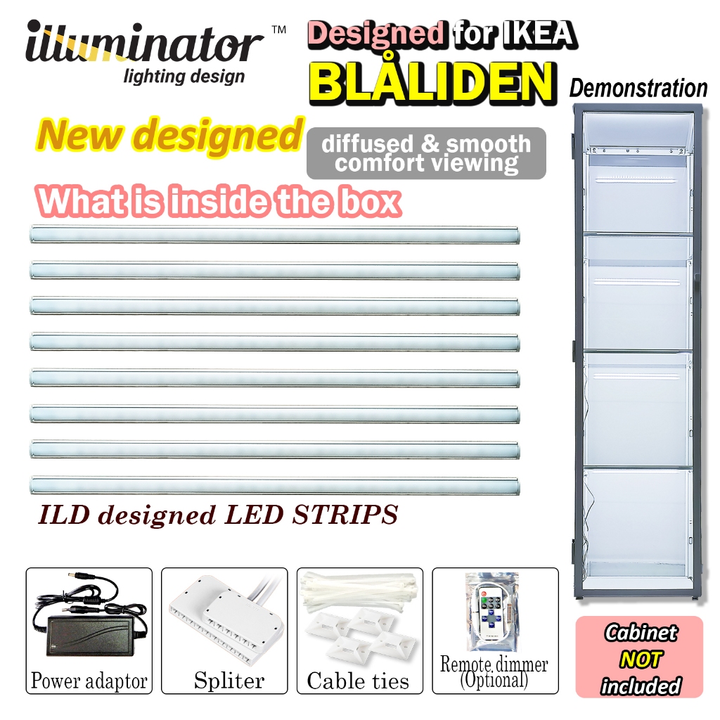 Diffused LED Strips Lighting Kits For IKEA BLÅLIDEN DETOLF also ...