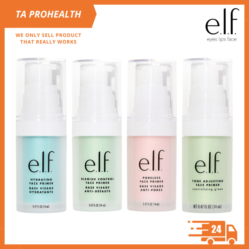 E.L.F Poreless Face Primer / Blemish Control Face Primer / Hydrating ...
