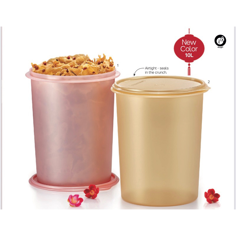 Tupperware Tall Canister 10L 1pcs | Shopee Philippines