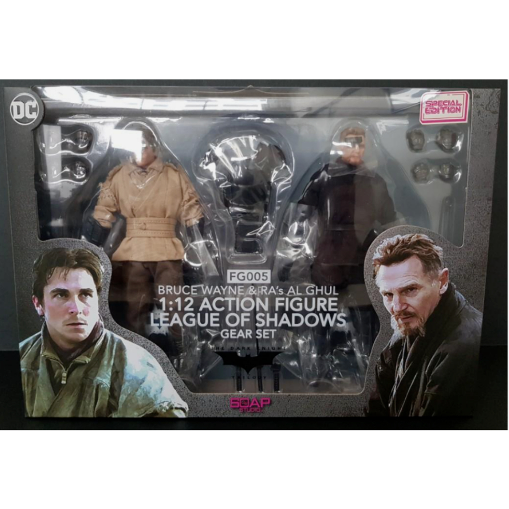 Soap Studio - FG005 Bruce Wayne & Ra's al Ghul League of Shadows Gear ...