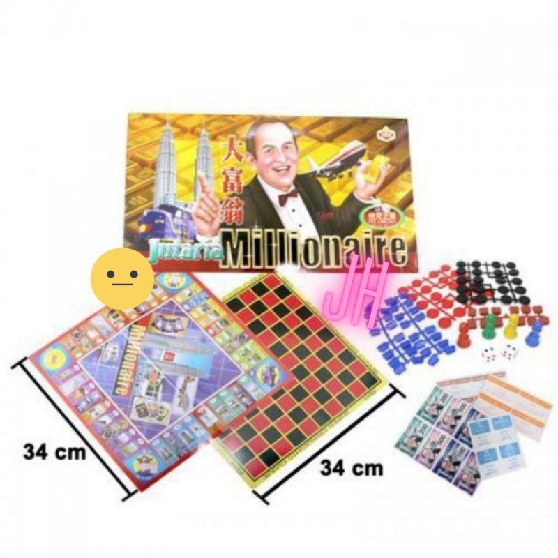 JUTARIA monopoly saidina Millionaire / Billionaire Classic Traditional ...