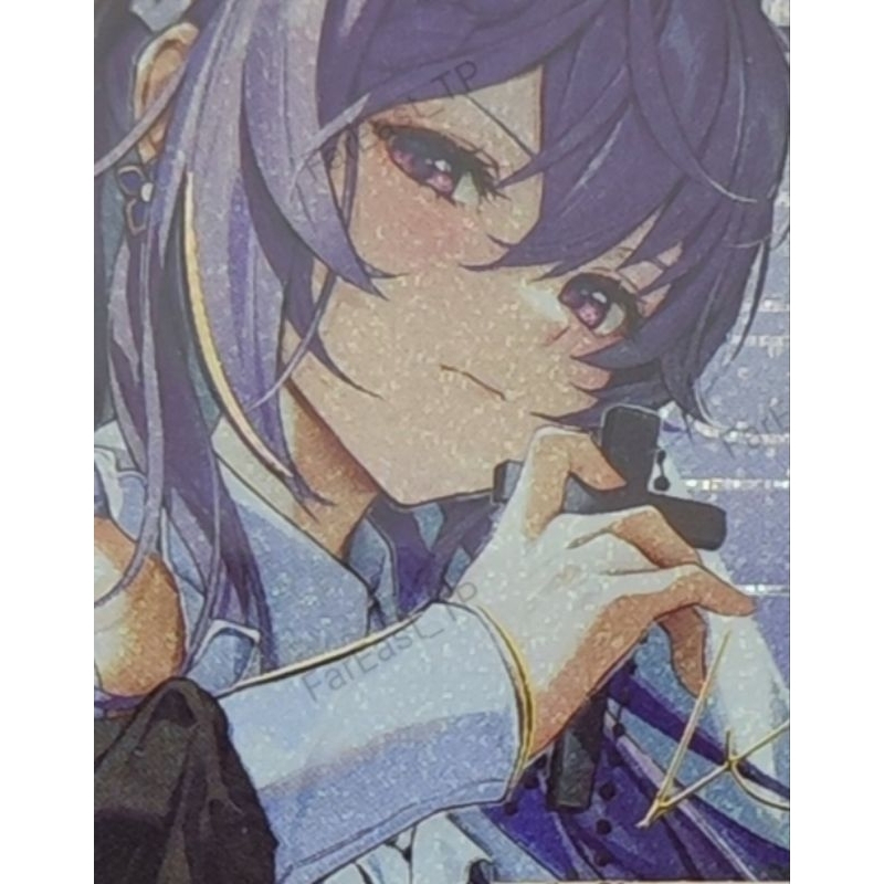 Card Genshin Impact Keqing anime Waifu TCG Trading card games ...