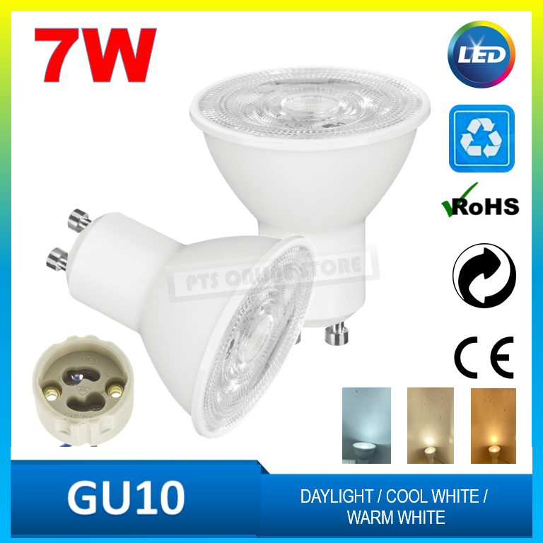 GU10 LED Bulb 7W Mentol Spotlight Tracklight Eyeball Ceiling Downlight ...