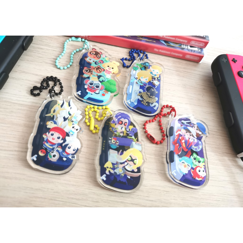 Nintendo Keychain Legend of Zelda Keychain Animal Crossing Keychain ...