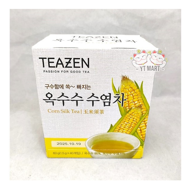 Korean Teazen Corn Silk Tea 60g (1.5gx40bag) | Shopee Philippines