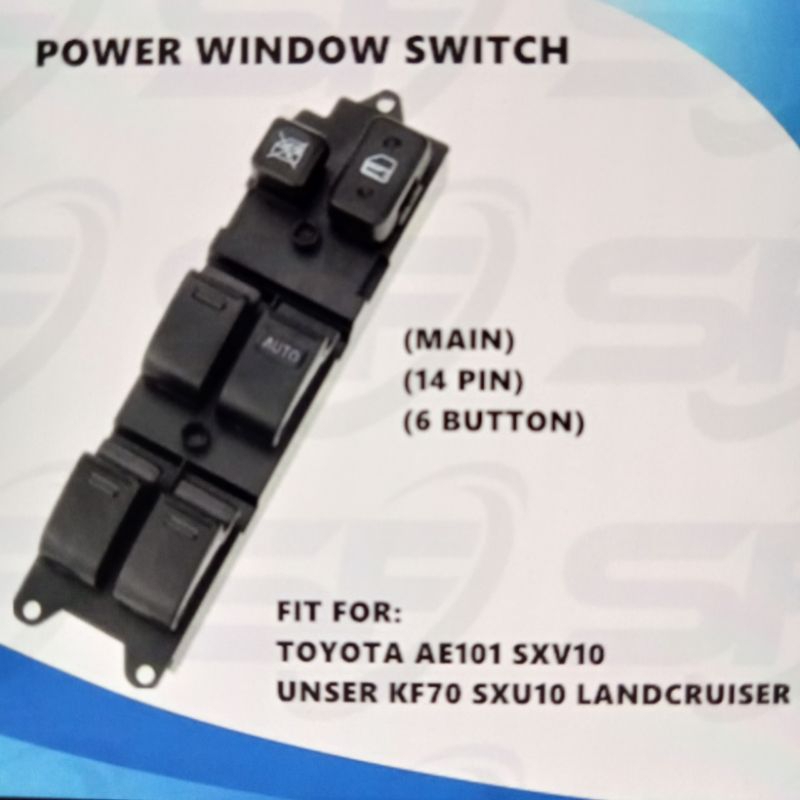 Toyota Ae101 Sxv10 Unser KF70 Power Window Main Switch | Shopee Philippines