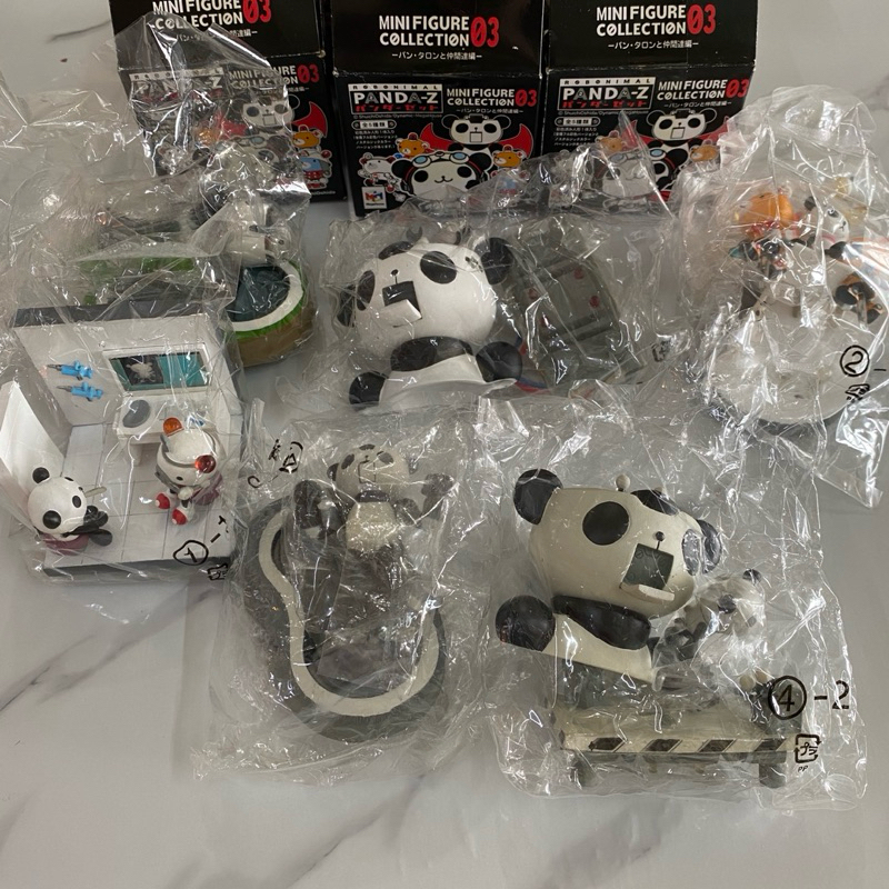Robonimal Panda-Z Mini Figure Collection Blind Box Japan Amine Figure ...
