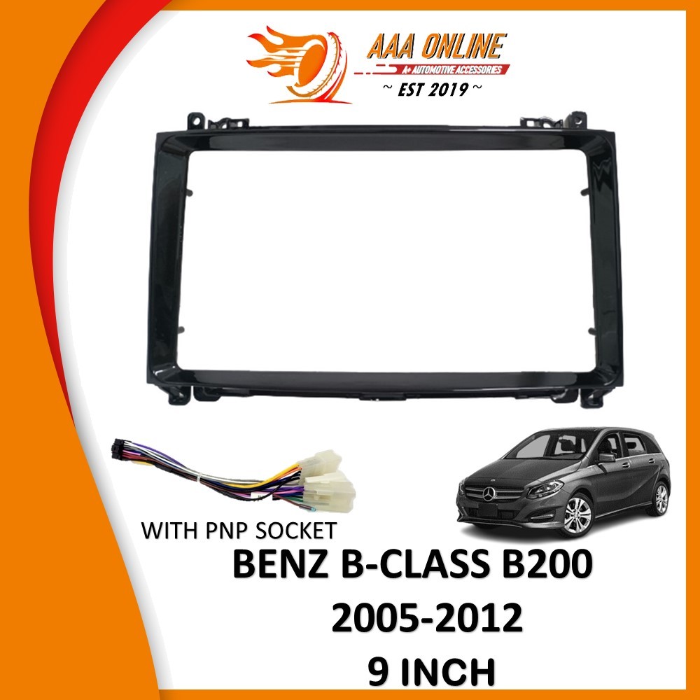 Android Player Casing BENZ B-CLASS B200-9''-2005-2012-BLACK(WITH CANBUS ...