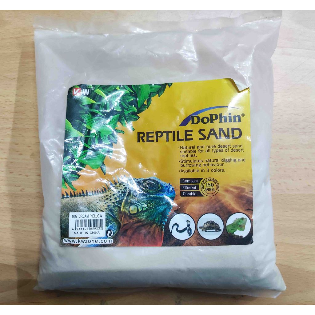 Dophin Reptile Sand / Desert Sand - 1kg (Cream Yellow) | Shopee Philippines