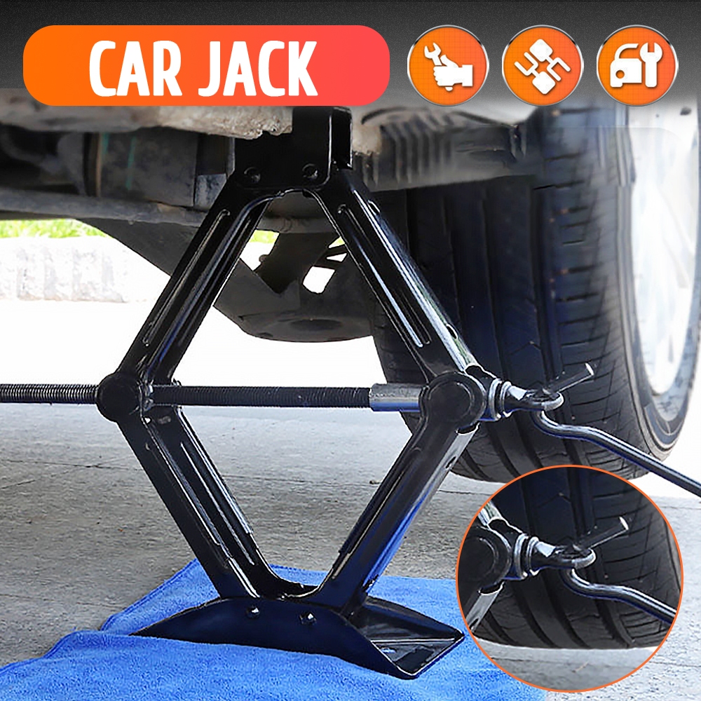 Heavy Duty Car Scissor Jack Stabilizer with Handle Lift Scissors Jack ...