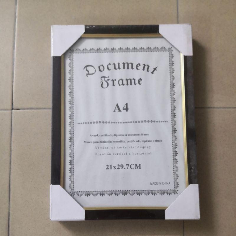 Document Frame A4 (21x29.7cm) | Shopee Philippines