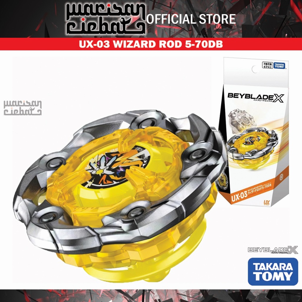 Takara Tomy Beyblade X UX-03 Booster Wizard Rod 5-70DB | Shopee Philippines