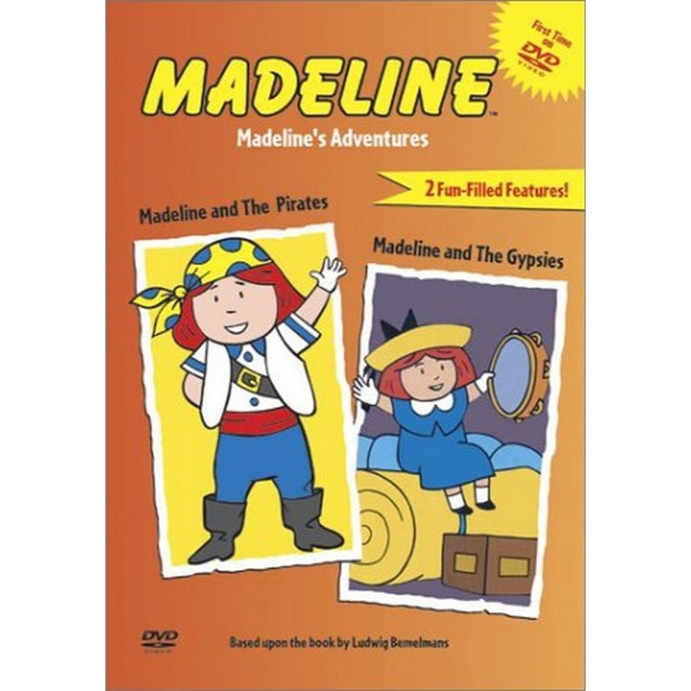 Madelines Adventures Madeline And The Pirates Madeline And The Gypsies Dvd Shopee