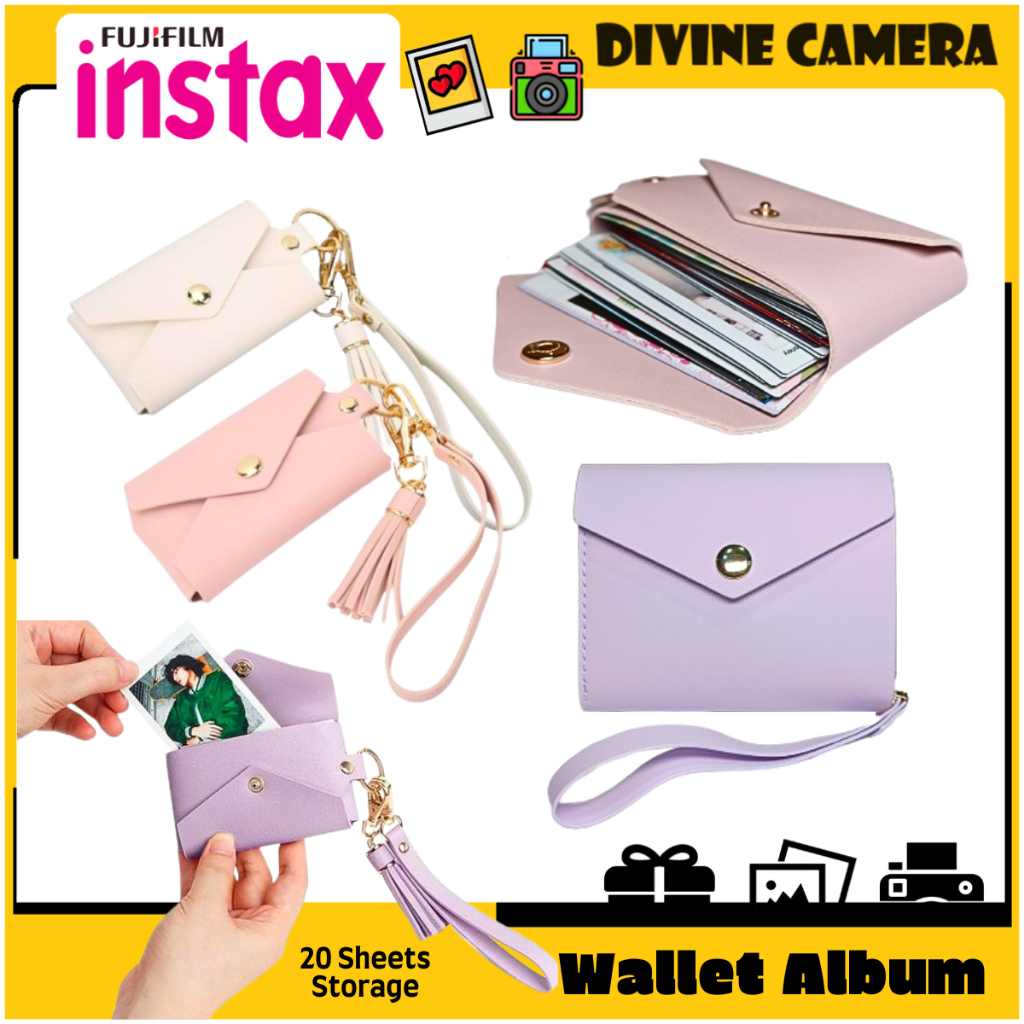 CAIUL Album Case/Album Wallet for Instax Mini Film (20 sheets) | Shopee ...