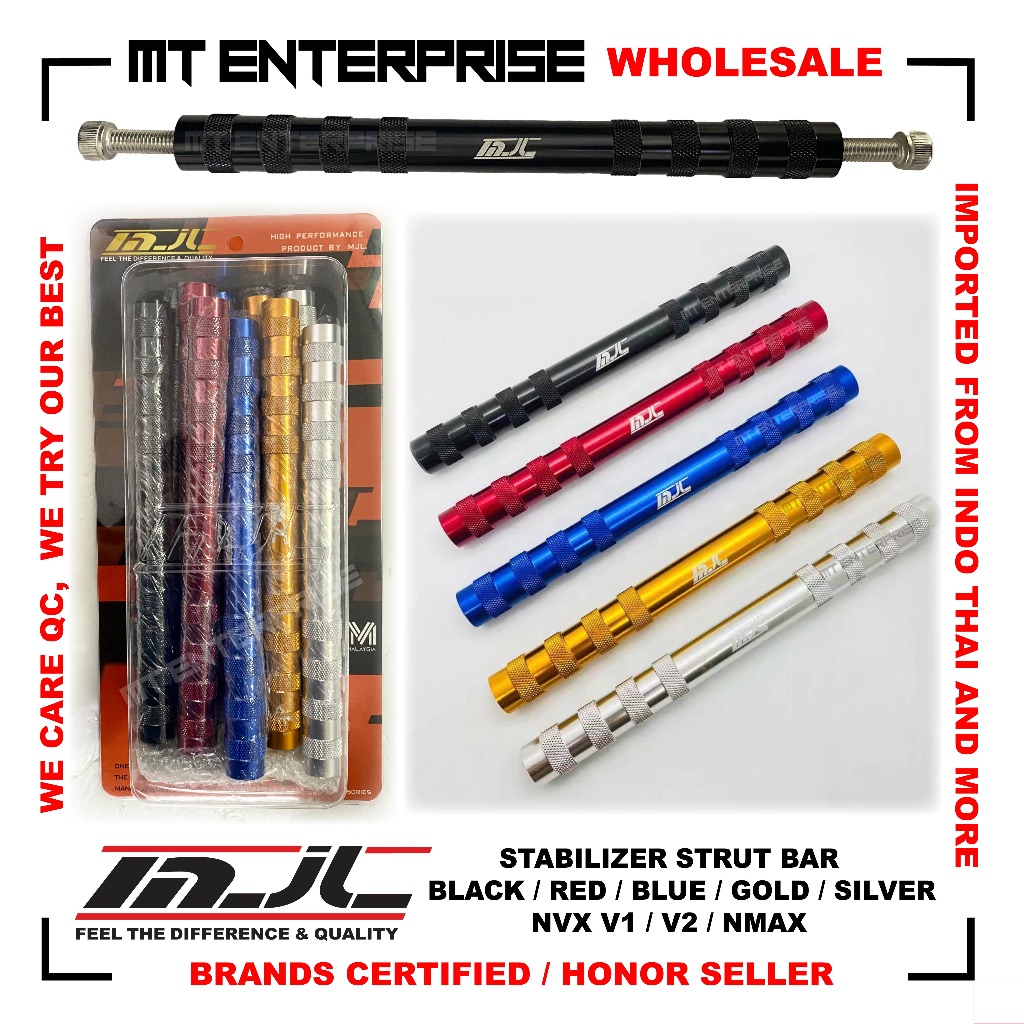 FREE ENGINE OIL - MJL Yamaha Rear CNC Absorber Stabilizer / Strut Bar ...