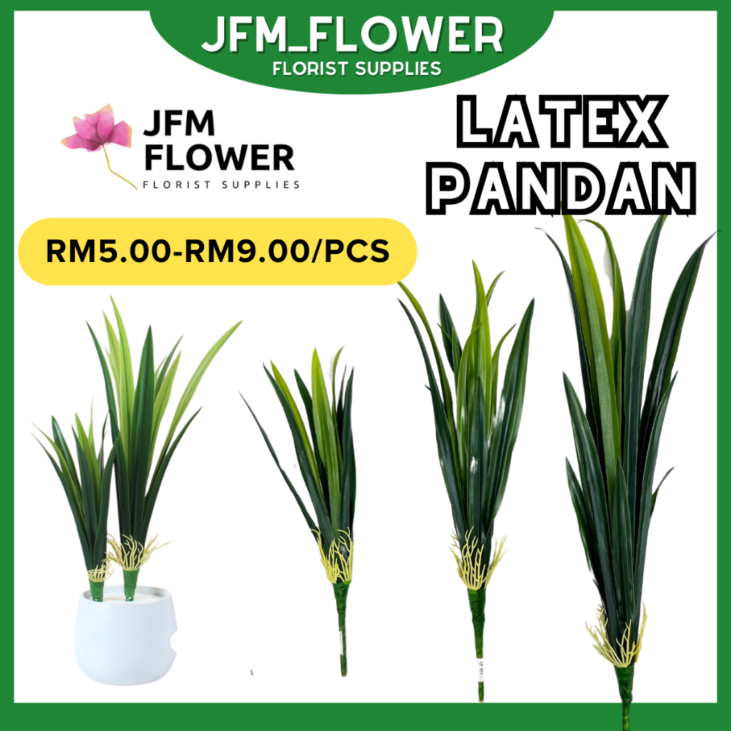 (RM5.00-9.00/PCS) Artificial Pandan Orchid Leaves/Pandan Leaves Flower ...