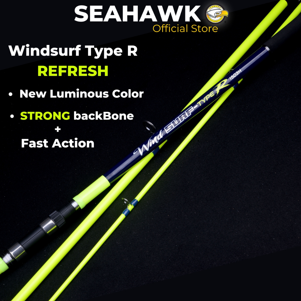 Seahawk Windsurf Type R Refreshed 2024 Improved Fast Action Surfcasting ...