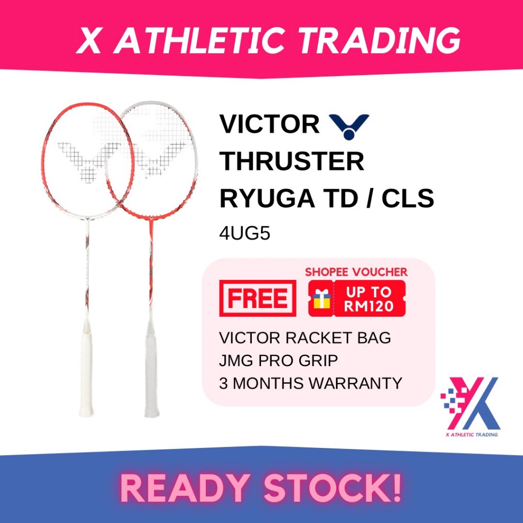 Victor Thruster Ryuga TD/Victor Ryuga TD /RYUGA CLS[FREE BAG +GRIP ...