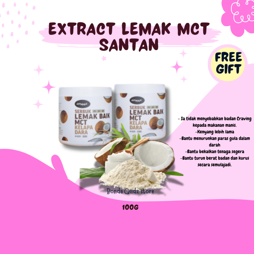 AMEER EXTRACT LEMAK MCT SANTAN KELAPA 100G | Shopee Philippines