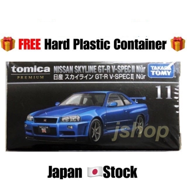 Tomica Premium No.11 Nissan Skyline GT-R V-SPEC Nur ll R34 Diecast model tomica premium 11 ...