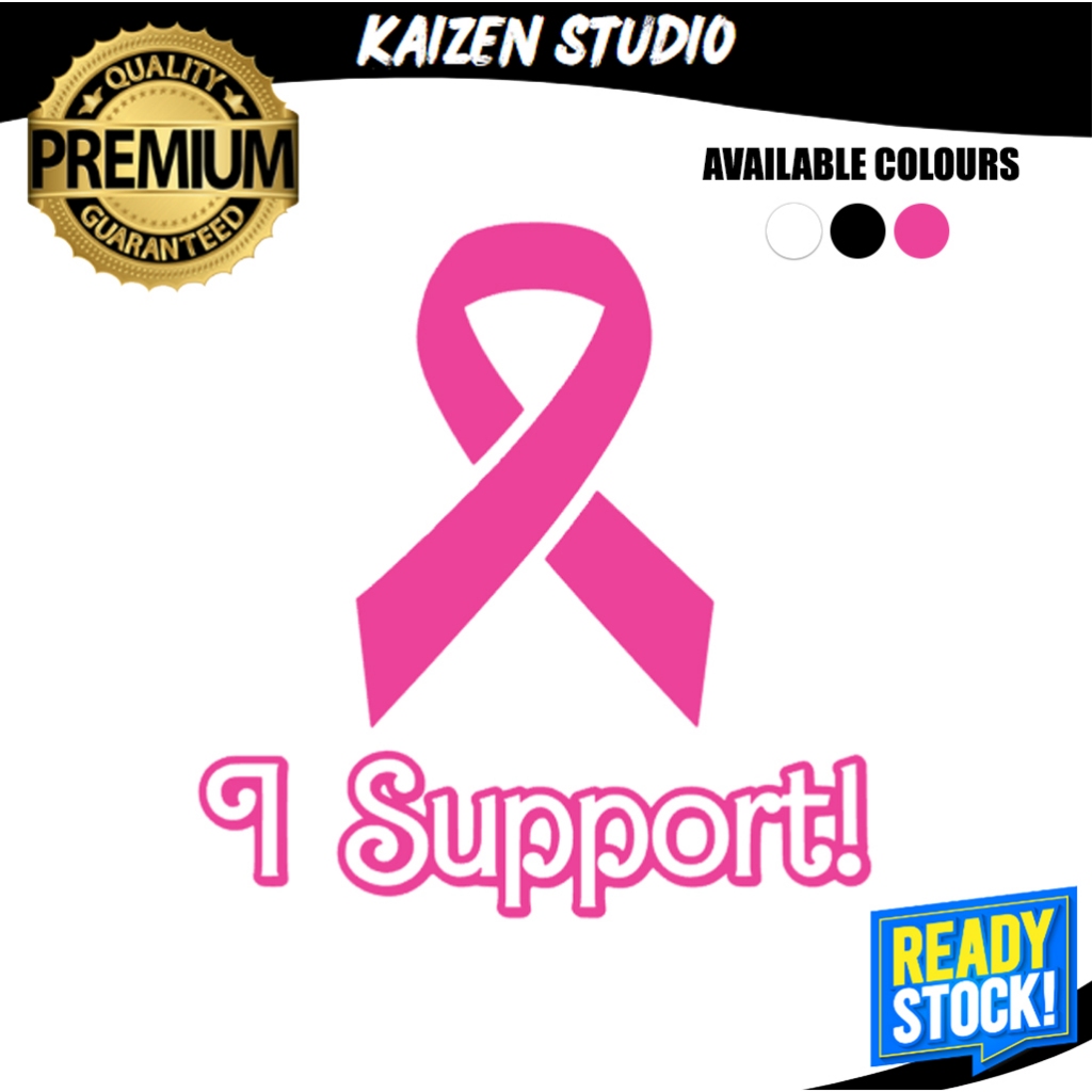 KAIZEN STUDIO I Support Pink October Ribbon Breast Cancer Awareness ...