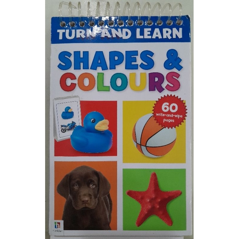 Preloved Turn And Learn Shapes & Colours 3+ Write and Wipe | Shopee ...