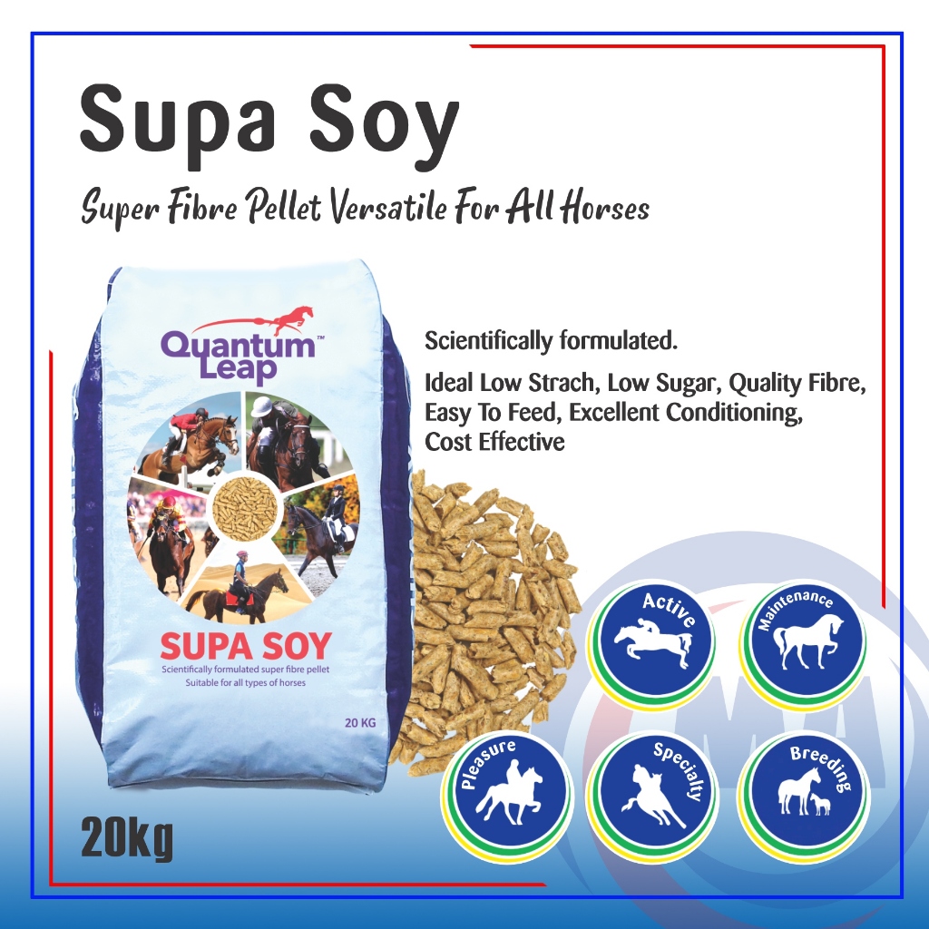 MA Horse Feeds - Supa Soy 20kg - Super Fibre Pellet Versatile For All ...