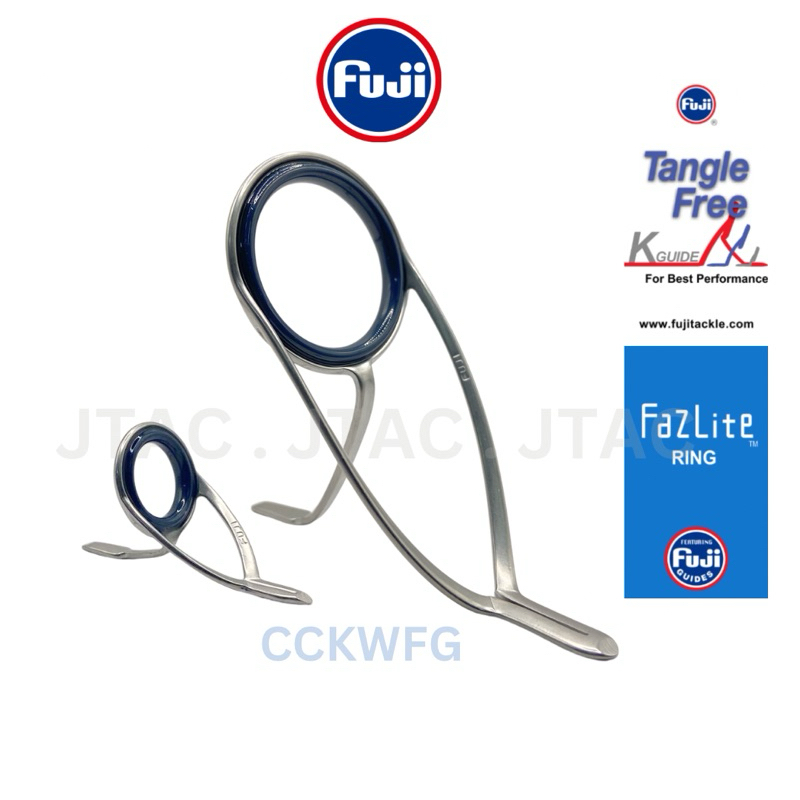 FUJI Double Foot Spinning & Casting Guide CCKWFG with Ferolite Ring ...