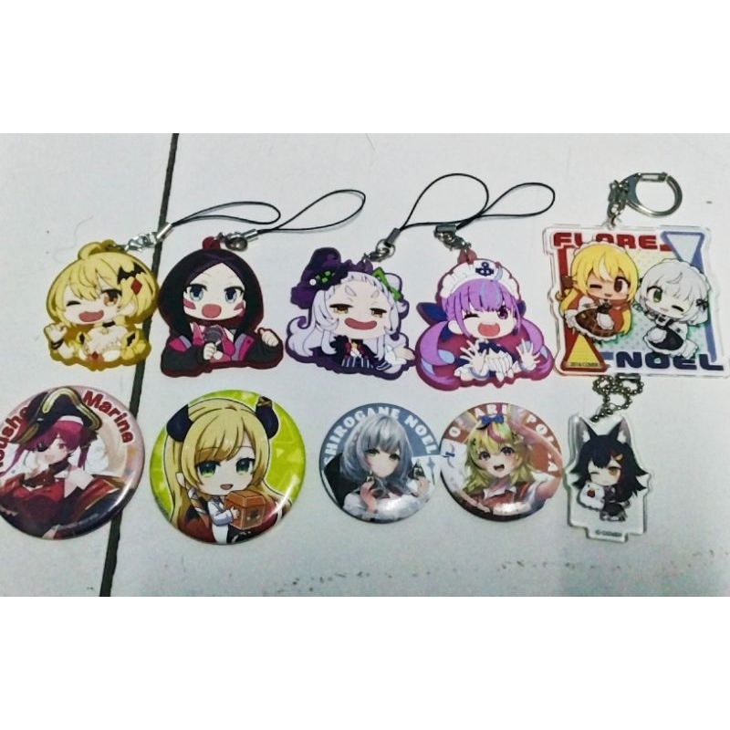 Hololive Official Vtuber Badges & Keychain | Shopee Philippines
