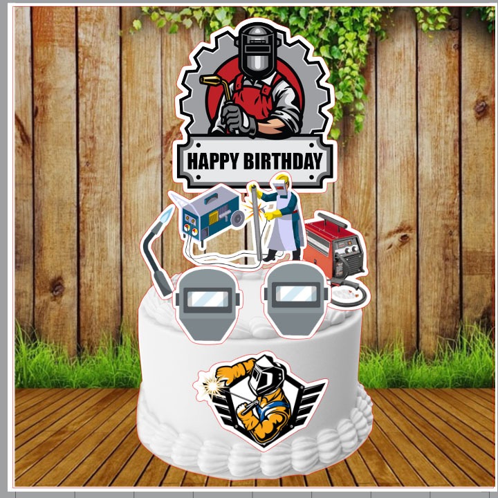 WELDER CAKE TOPPER 001 | Shopee Philippines