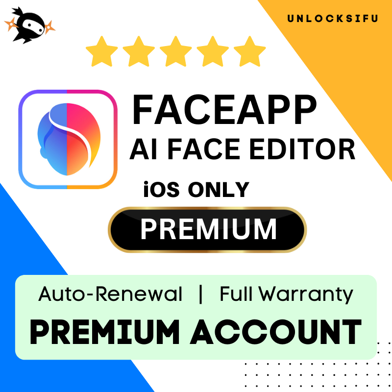FaceApp Pro - AI Face Editor 9+ Photo Lifetime Full Feature IOS | Shopee Philippines