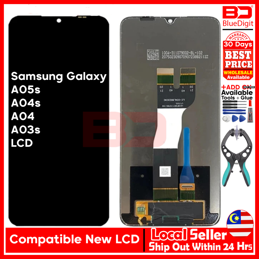 Compatible LCD For SAMSUNG GALAXY A05s/A04s/A04/A03s/SM-A057F SM-A057F/DS SM-A057G TOUCH SCREEN ...
