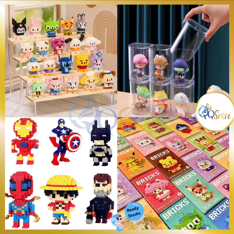 Lego Brick DIY Mini Building Block Toy 乐高积木卡通公仔 模型玩具迷你手办 3D Puzzle ...