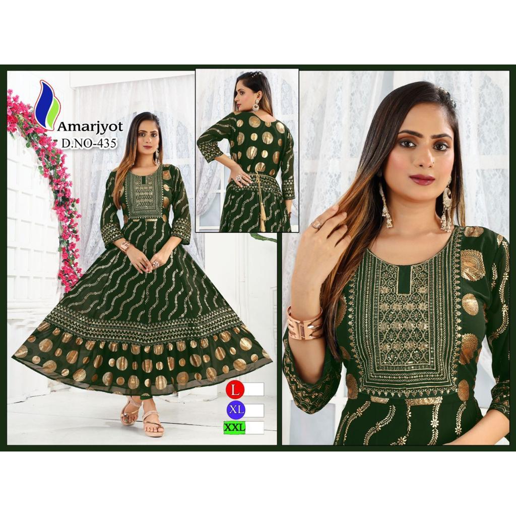 Long Kurti Indian Modern Tradisional Gaun NEW 2024 DIRECT India Madras ...
