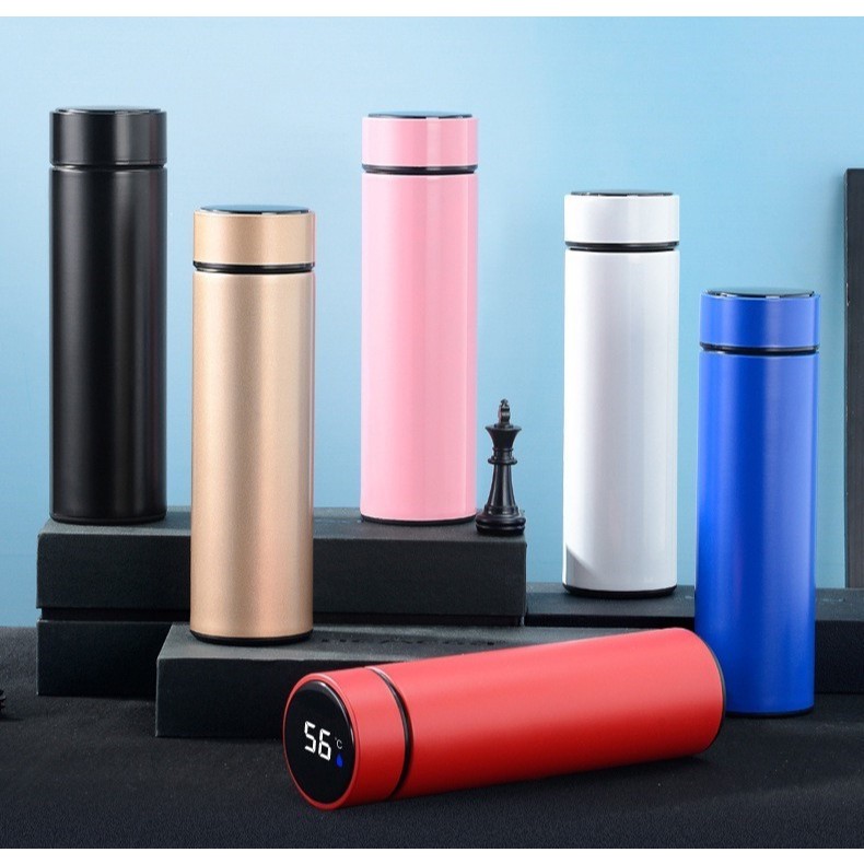 Fashion Smart Temperature Flask LED Display Vacuum Thermal Flask 500ml ...