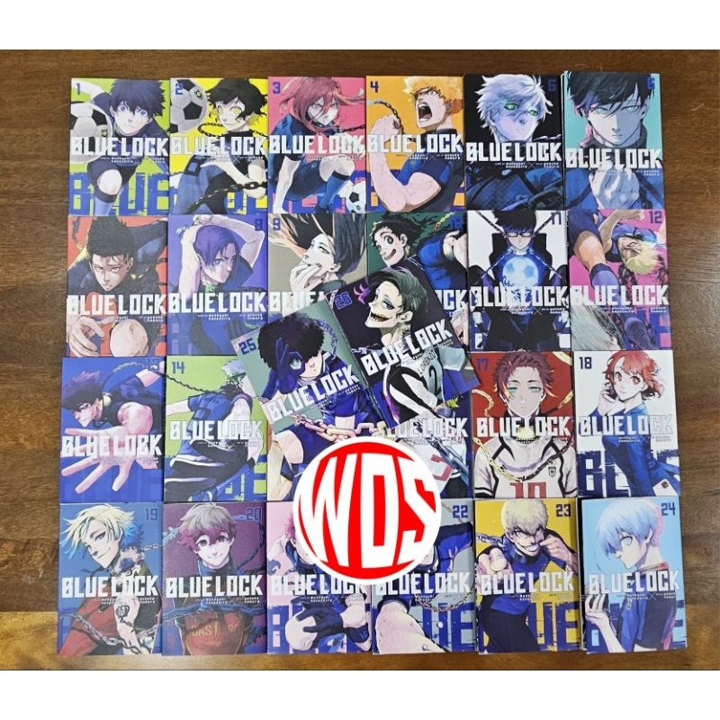 Manga : Blue Lock volume 1-27 (English Version) | Shopee Philippines