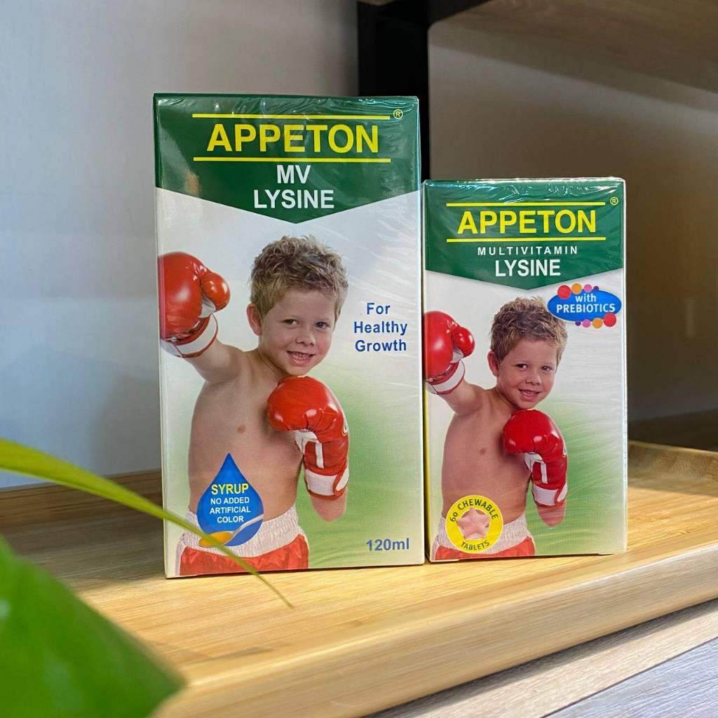 APPETON MULTIVITAMIN LYSINE W/PREBIOTIC 60S/120ML(TABLET /SYRUP ...