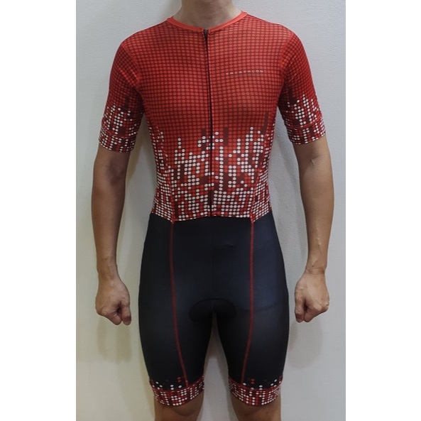 Triathlon skin suit speed suit aero suit with breathable pad RUN CYCLE ...