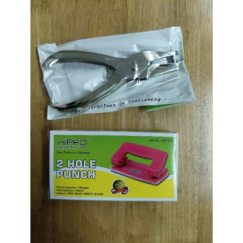 Puncher 1 hole / 2 hole portable use | Shopee Philippines