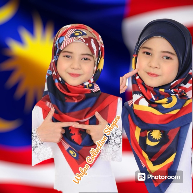 Tudung Sarung merdeka boy pom pom boy merdeka | Shopee Philippines