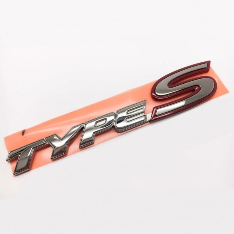 Honda Rear Boot Trunk TYPE S Emblem Badge For Honda Accord Civic CRV ...