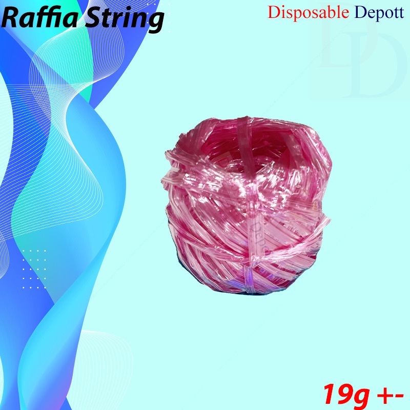 Raffia String / Plastic String / Rope / Tali Rafia Plastik - 19g+\- (4 ...